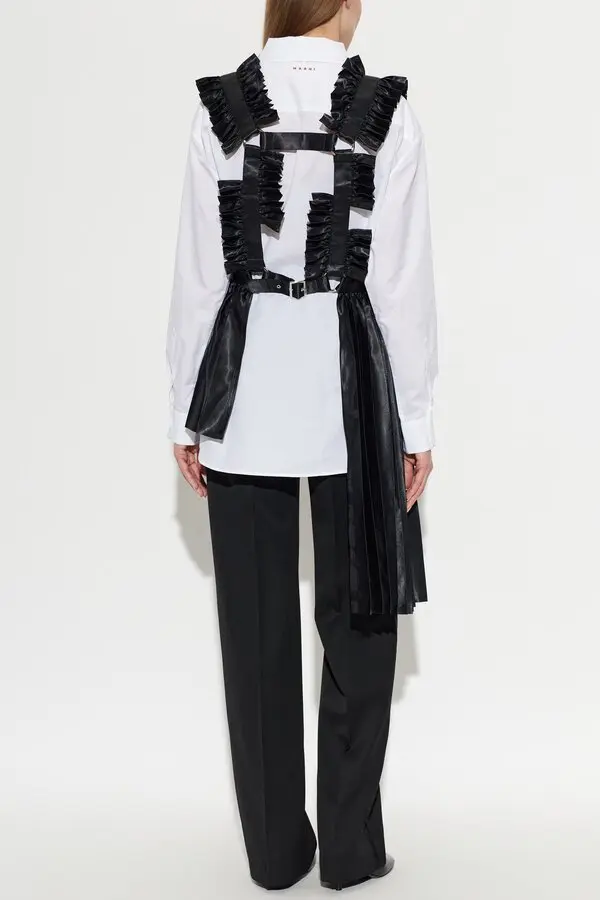 Comme Des Garçons Ruffled Dress