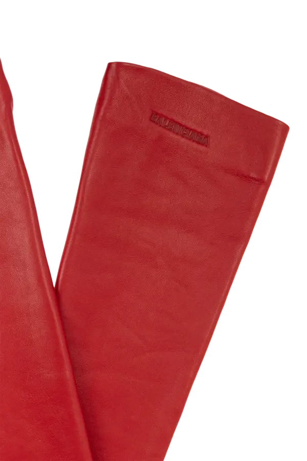 Balenciaga Long Leather Gloves