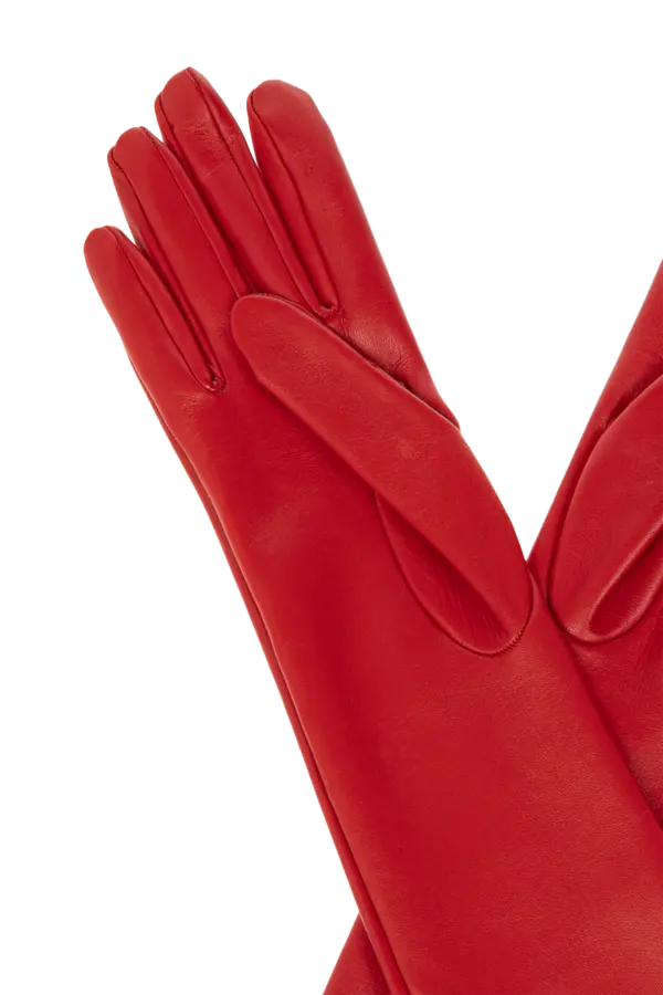 Balenciaga Long Leather Gloves