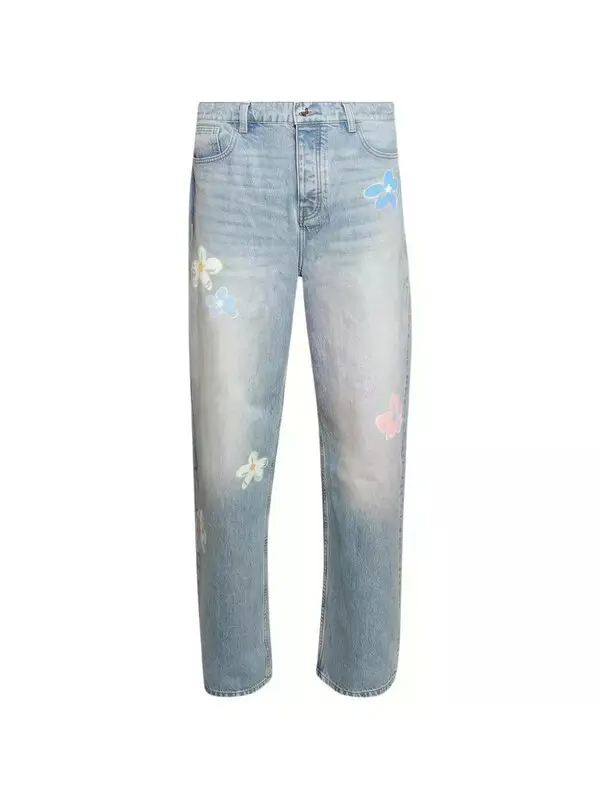 NAHMIAS Super Bloom Floral-print Jeans