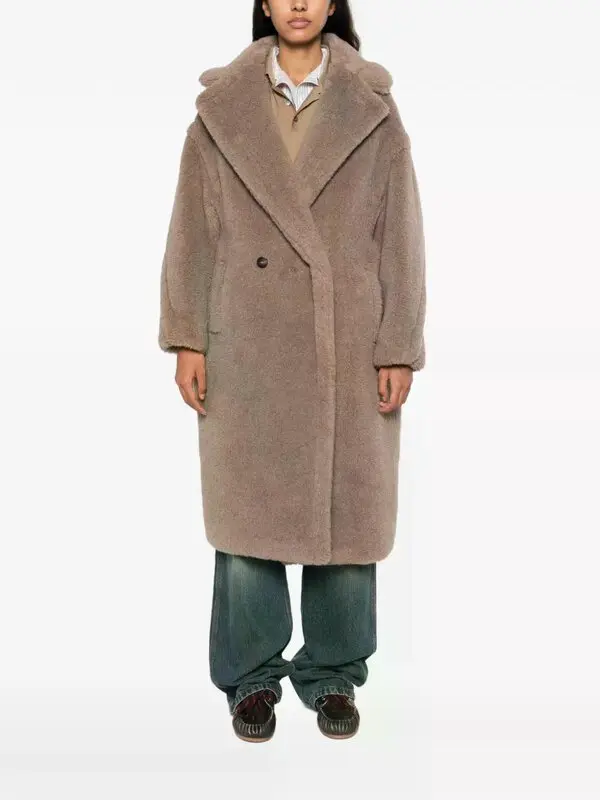 Max Mara Teddy Bear Icon Double-breasted Coat