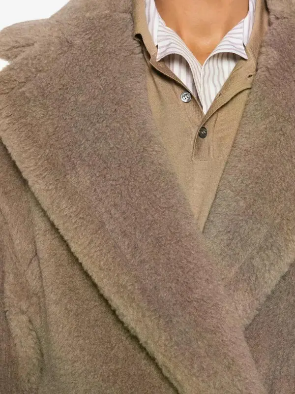 Max Mara Teddy Bear Icon Double-breasted Coat