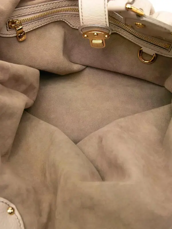 LOUIS VUITTON 2012 Monogram Mahina L Hobo Bag