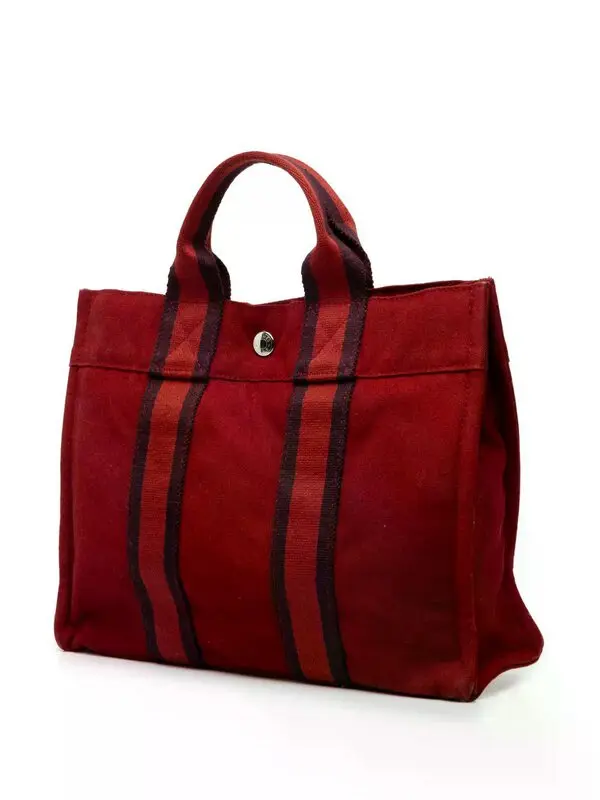 Hermès 1990-2010 Canvas Fourre Tout Pm Tote Bag