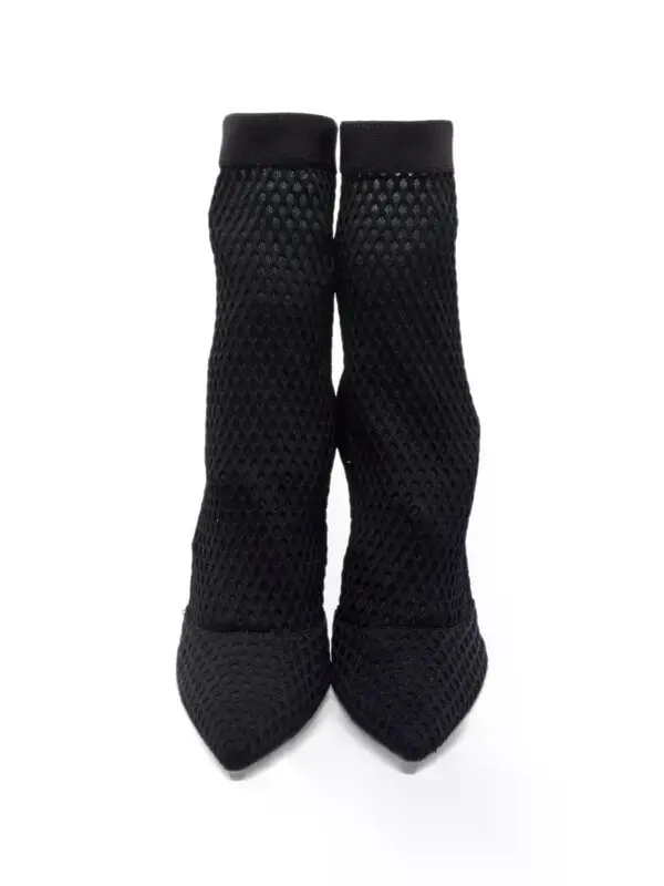 GIANVITO ROSSI Knit-fabric Sock Boots