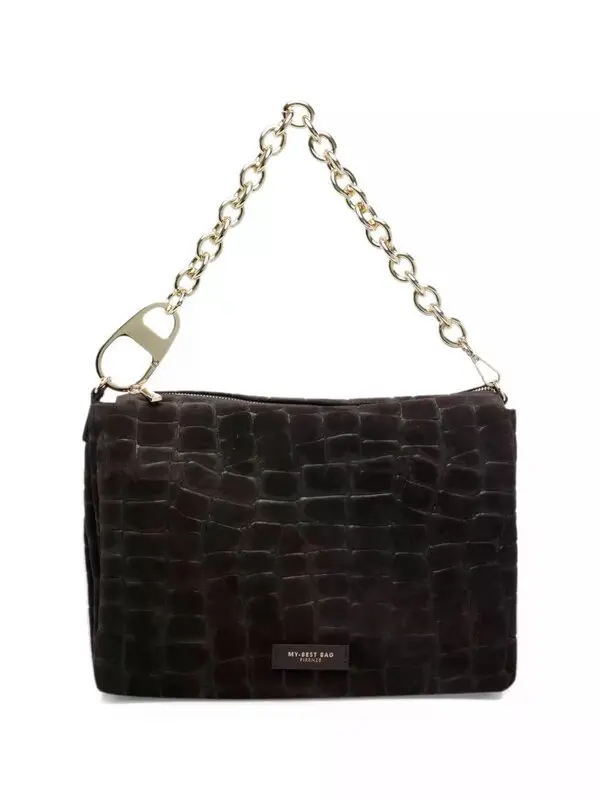 MY BEST BAG FIRENZE Reflex Crocodile-effect Tote Bag