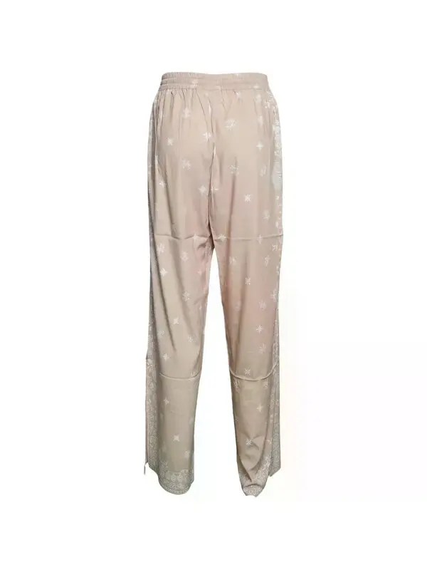 MC2 SAINT BARTH Ikaria Wide-leg Pants With Bandana Placed Print
