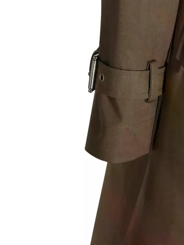 Fendi Mackintosh Fabric Trench Coat