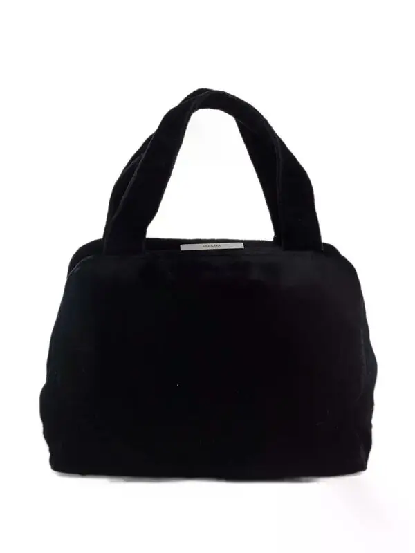 Prada Velvet Top-handle Tote Bag