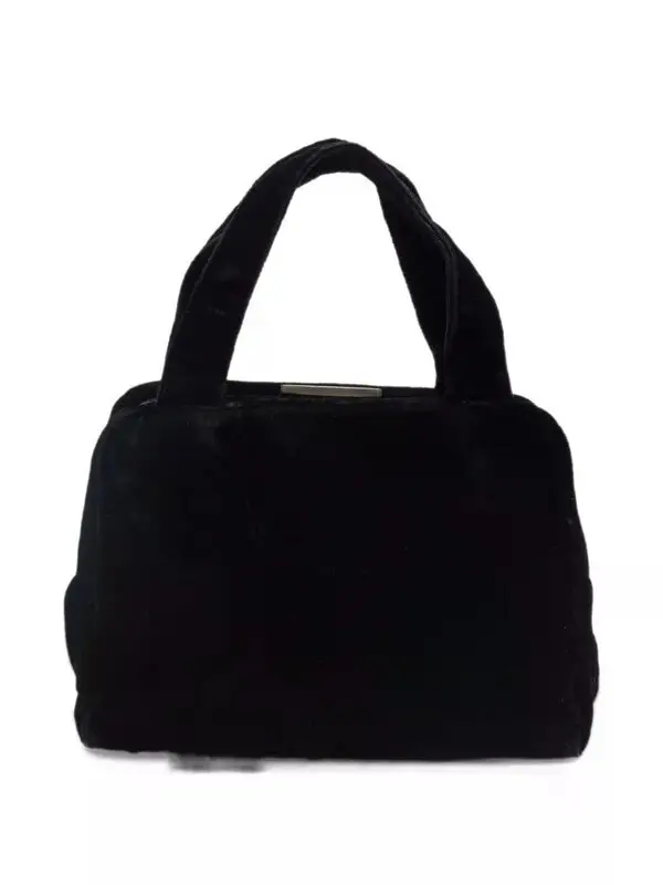 Prada Velvet Top-handle Tote Bag