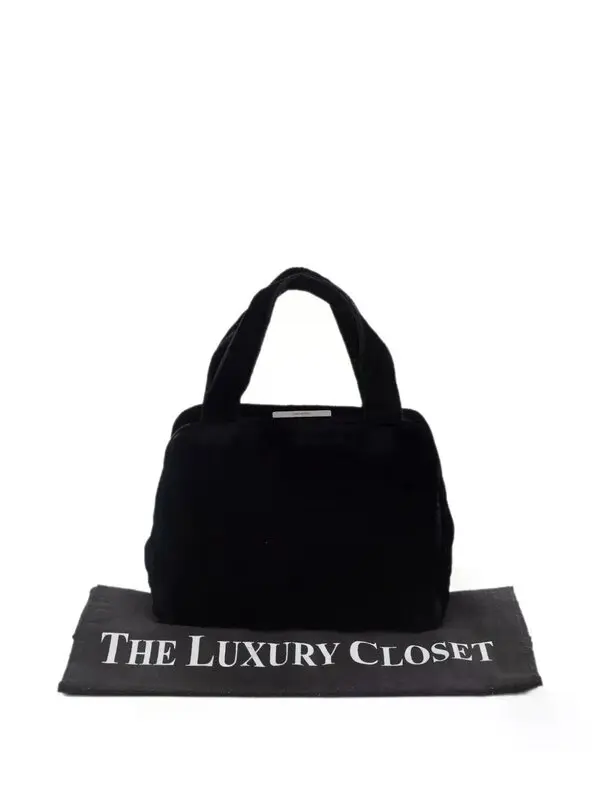 Prada Velvet Top-handle Tote Bag