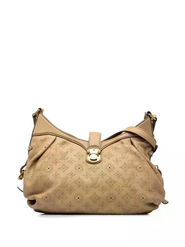 LOUIS VUITTON 2009 Monogram Mahina Xs Crossbody Bag - Neutrals