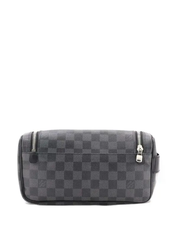 LOUIS VUITTON Dopp Kit Toiletry Damier Graphite Pouch