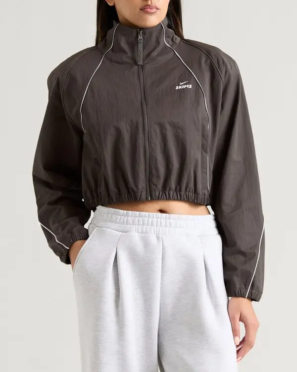 Nike Skims Crunchy Nylon Cropped Jacket