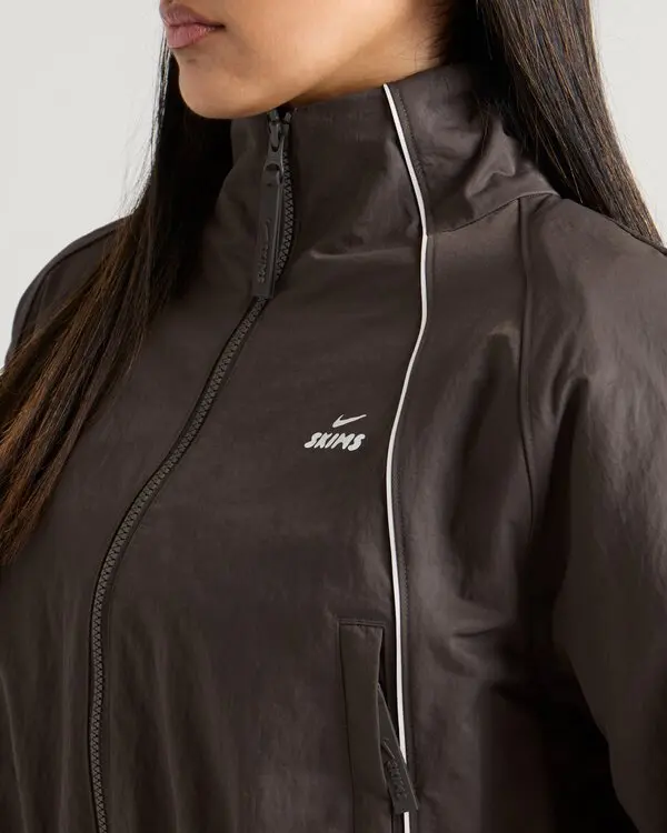 Nike Skims Crunchy Nylon Cropped Jacket