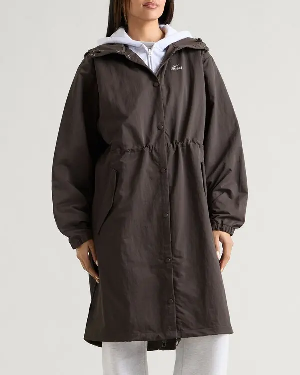 Nike Skims Crunchy Nylon Hooded Parka Jacket
