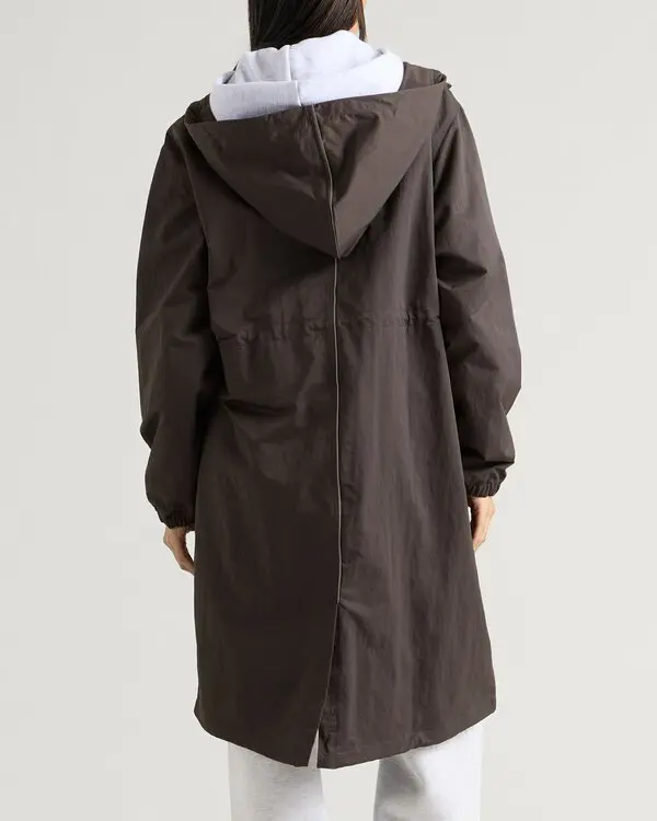 Nike Skims Crunchy Nylon Hooded Parka Jacket