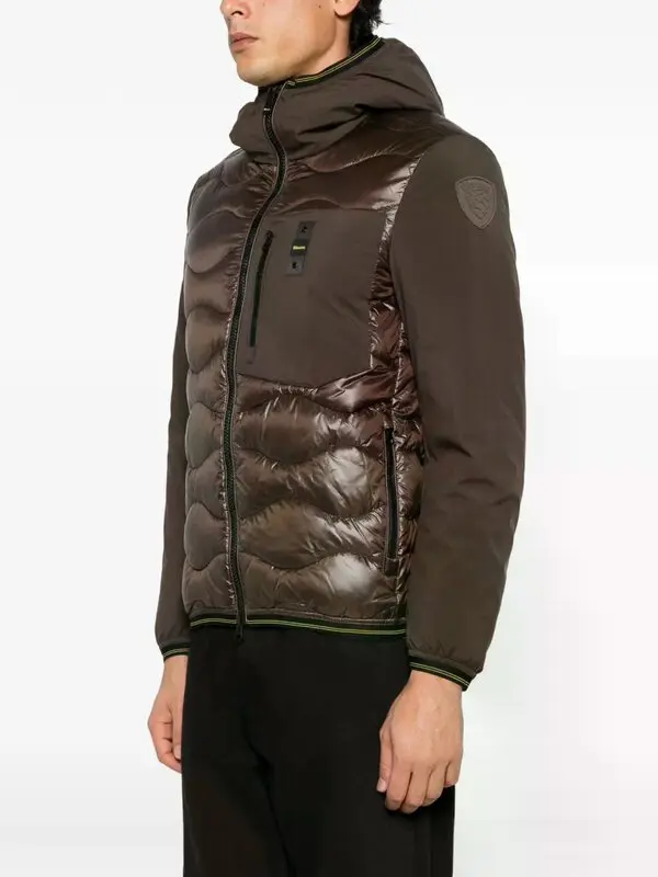 BLAUER. Quilted Hooded Jacket