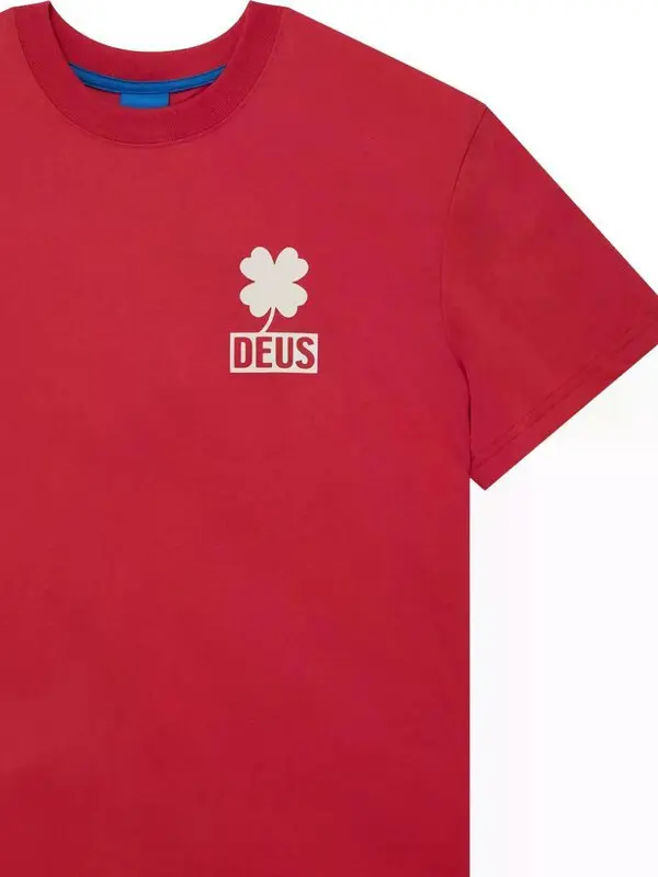 Deus Ex Machina Quad Logo-print Cotton T-shirt