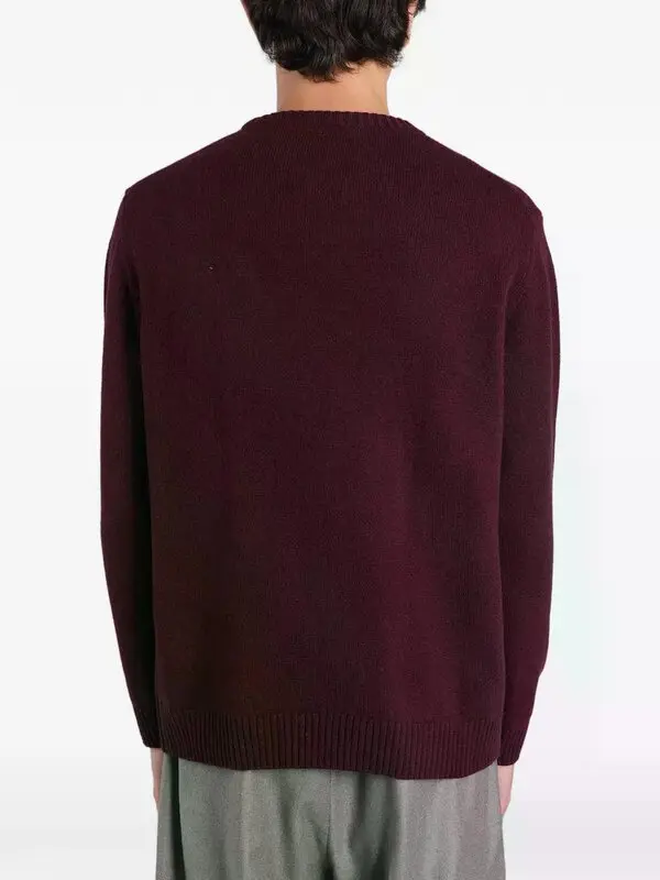 GREYED Ribbed-trim Sweater