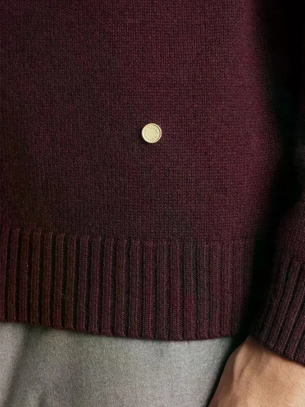 GREYED Ribbed-trim Sweater