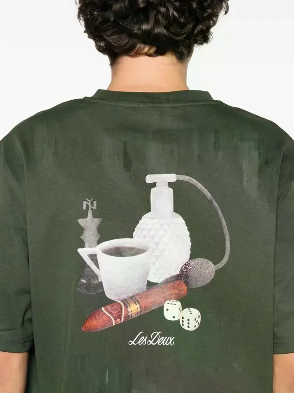 LES DEUX Graphic-print T-shirt