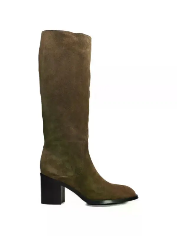 GOLD & ROUGE Nica-s Knee-high Boots - Green