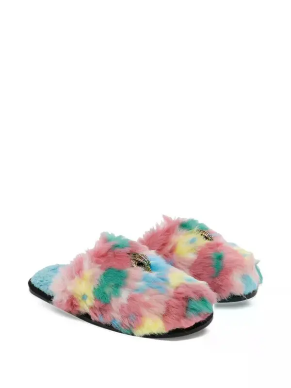 Kurt Geiger Kensington Faux-fur Slippers - Pink