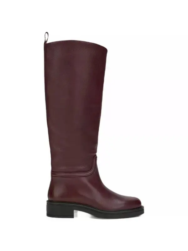 STUART WEITZMAN Celia Riding Boots - Red