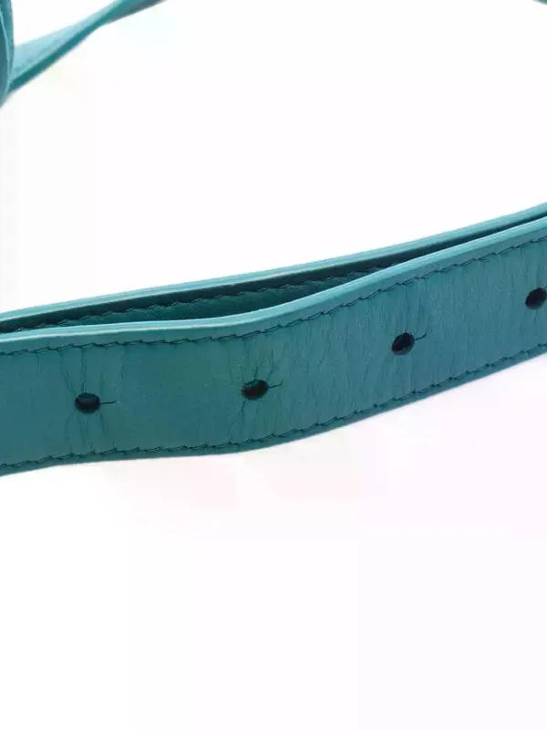 Bottega Veneta 2010s Mini Cassette Maxi Intrecciato Belt Bag - Blue