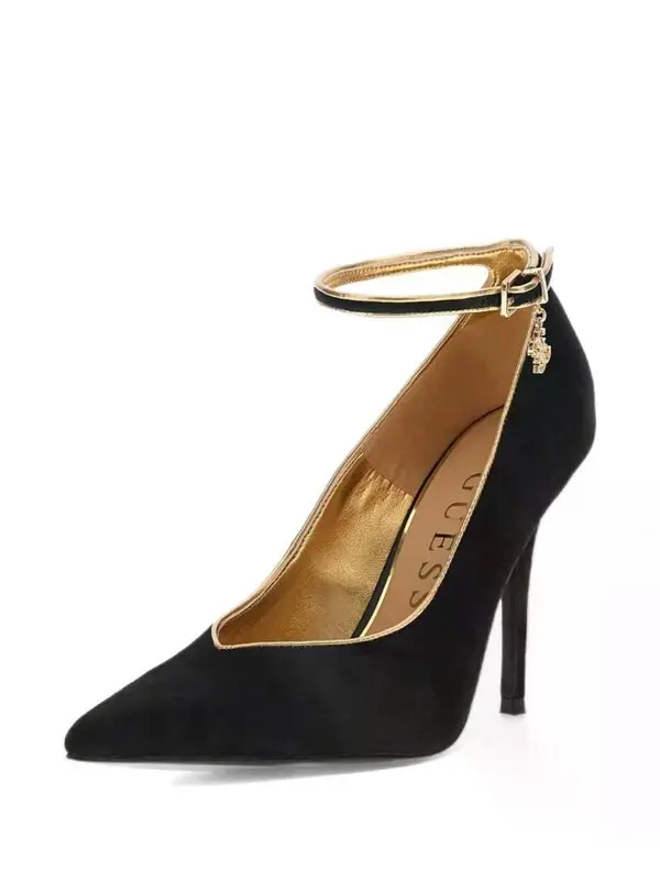 Guess Pointed-toe Ankle-strap Pumps