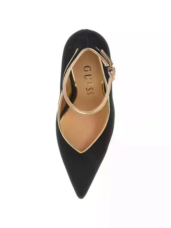 Guess Pointed-toe Ankle-strap Pumps
