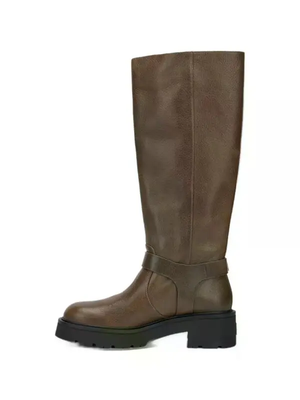STUART WEITZMAN Ren Buckle-detail Knee-high Boots - Brown