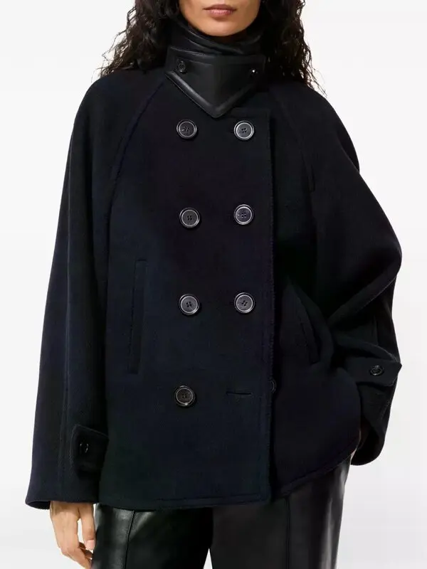 Burberry Wool Blend Pea Coat