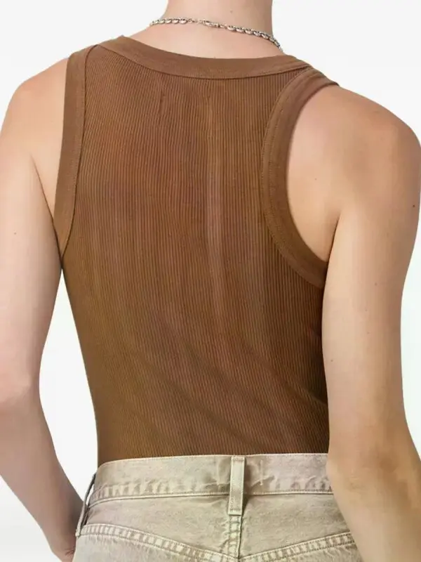 Citizens Of Humanity Ribbed Tank Top - Brown