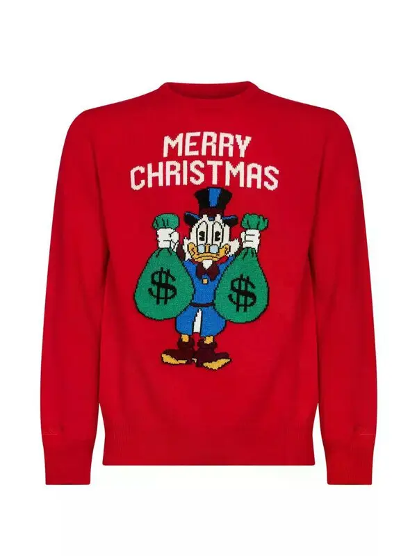 MC2 SAINT BARTH Heron Crew-neck Sweater - Red