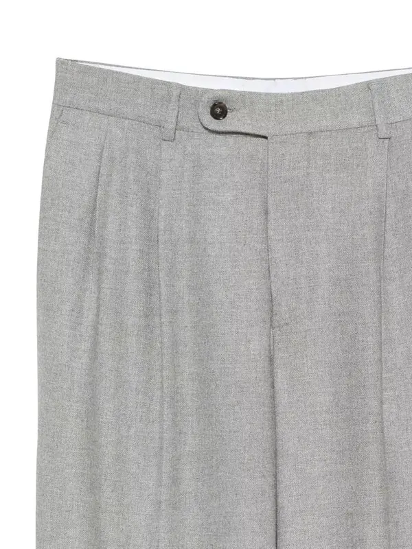 MANUEL RITZ Double-pleated Twill Trousers