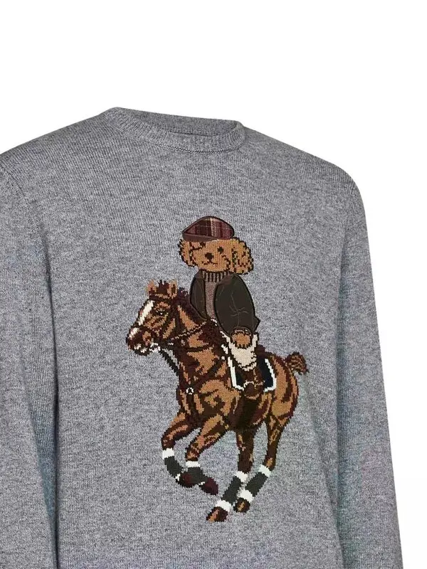 MC2 SAINT BARTH Poodle Intarsia-knit Sweater