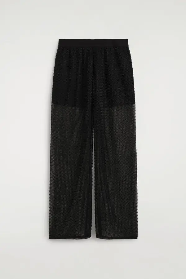 Cos Beaded Knitted Pants