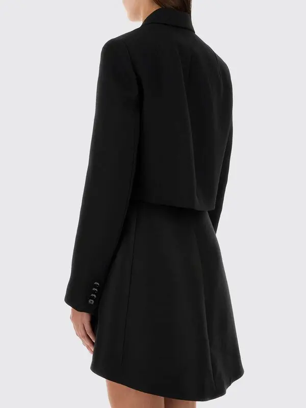 Balenciaga Cropped Single-breasted One-button Wool Blazer