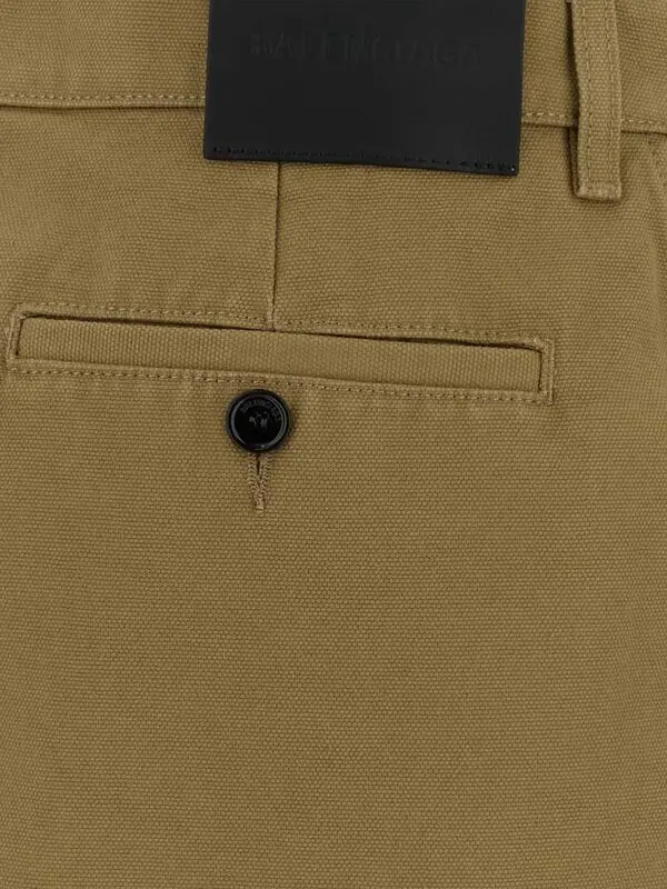 Balenciaga Mid-rise Pencil Mini Skirt In Cotton With Belt Loops