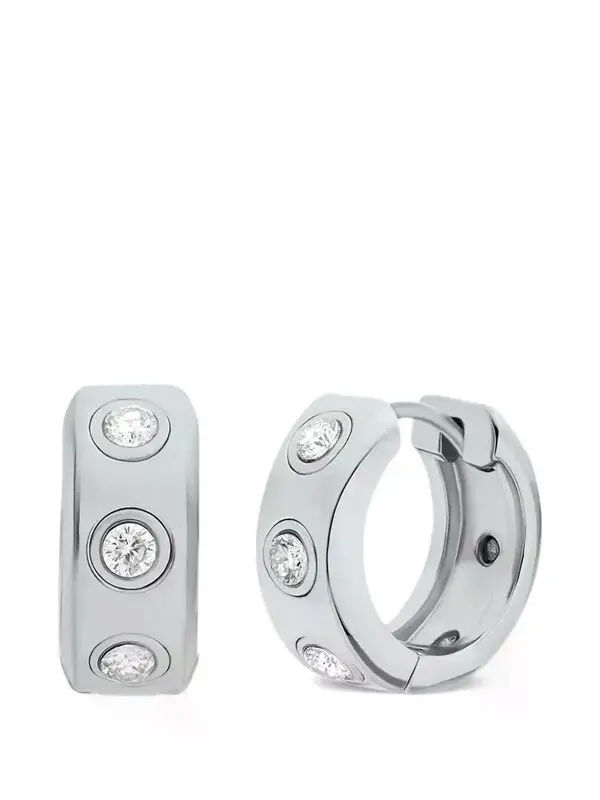 Michael Kors Crystal-embellished Hoop Earrings