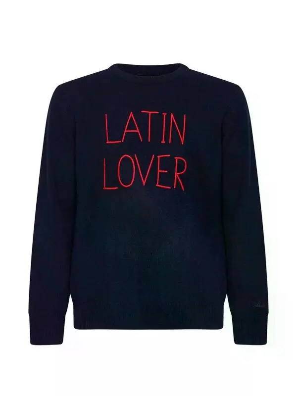 MC2 SAINT BARTH Embroidered Crew Neck Sweater