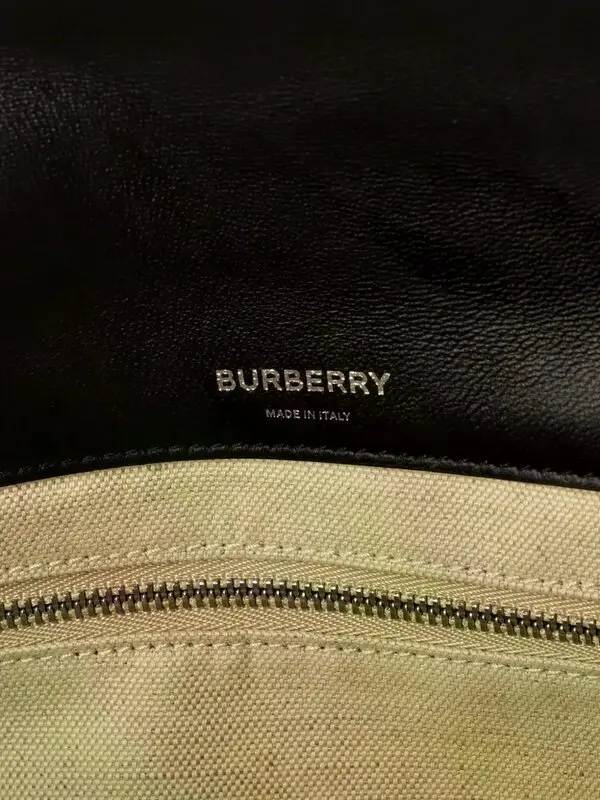 Burberry Lola Printed Canvas Medium Shoulder Bag