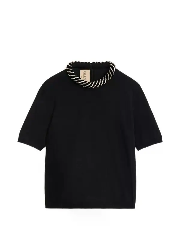 Valentino Garavani Embroidered Wool Jumper