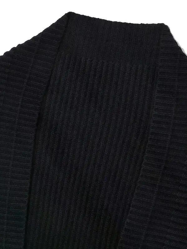MAISON MARGIELA Ribbed-knit Triangular Scarf