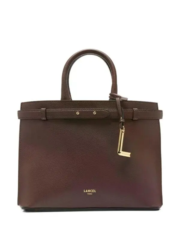 LANCEL Logo-plaque Leather Tote Bag
