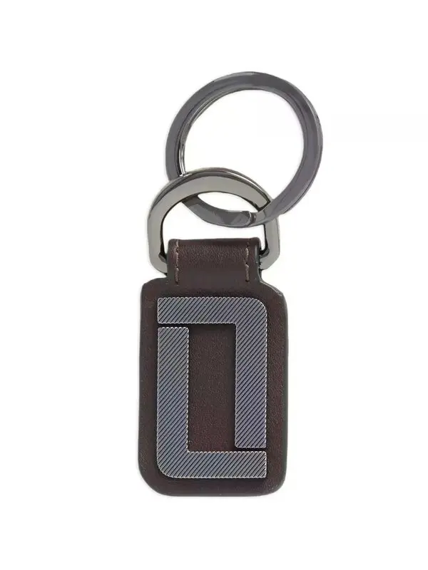 LANCEL Double L Logo-plaque Keyring