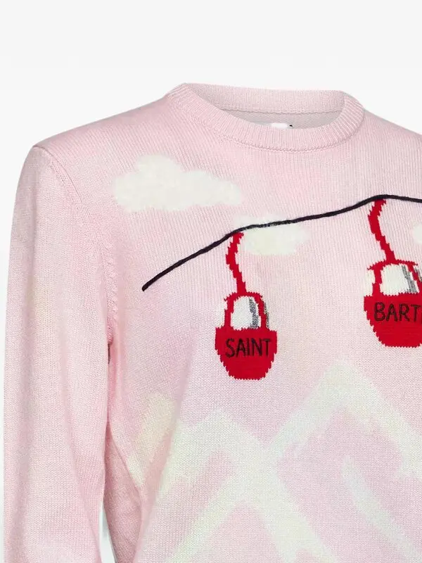 MC2 SAINT BARTH Queen Postcard-jacquard Sweater