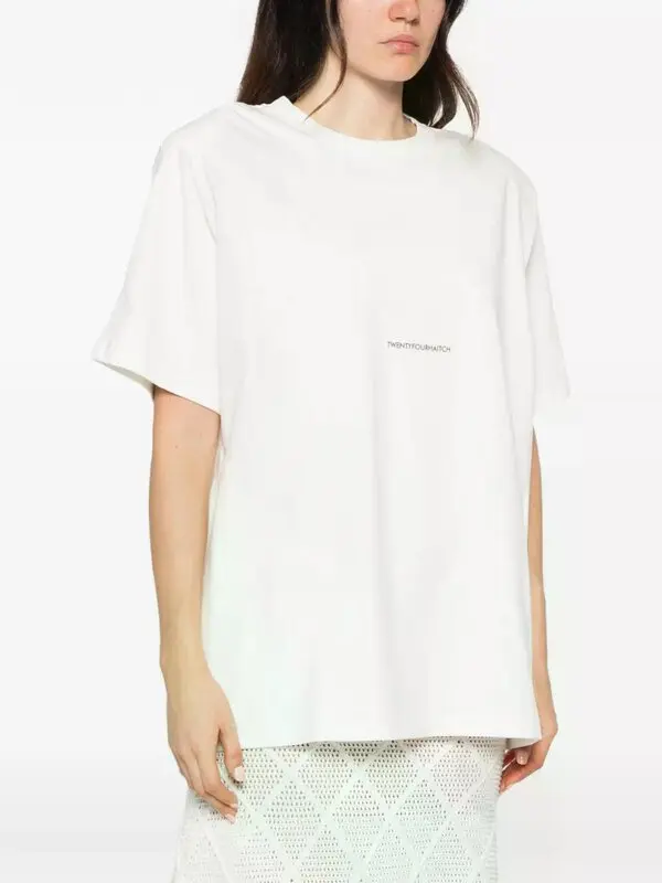 TWENTY FOURHAITCH Moon-print T-shirt
